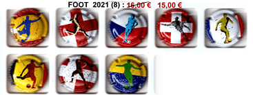 Capsules de champagne FOOT 2021